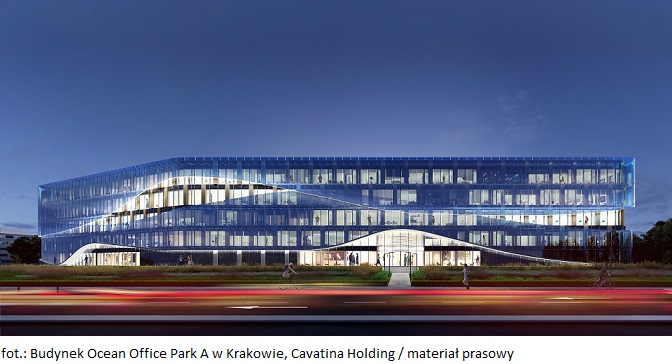 Kolejny biurowiec w Krakowie z certyfikatem BREEAM na poziomie Excellent | Komercja24.pl